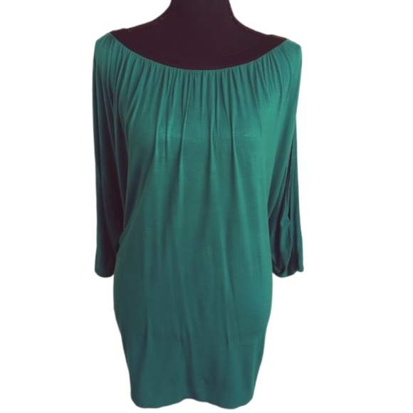 Jennifer Lopez | Tops | Jennifer Lopez Teal Long With Slits In Sleeve ...